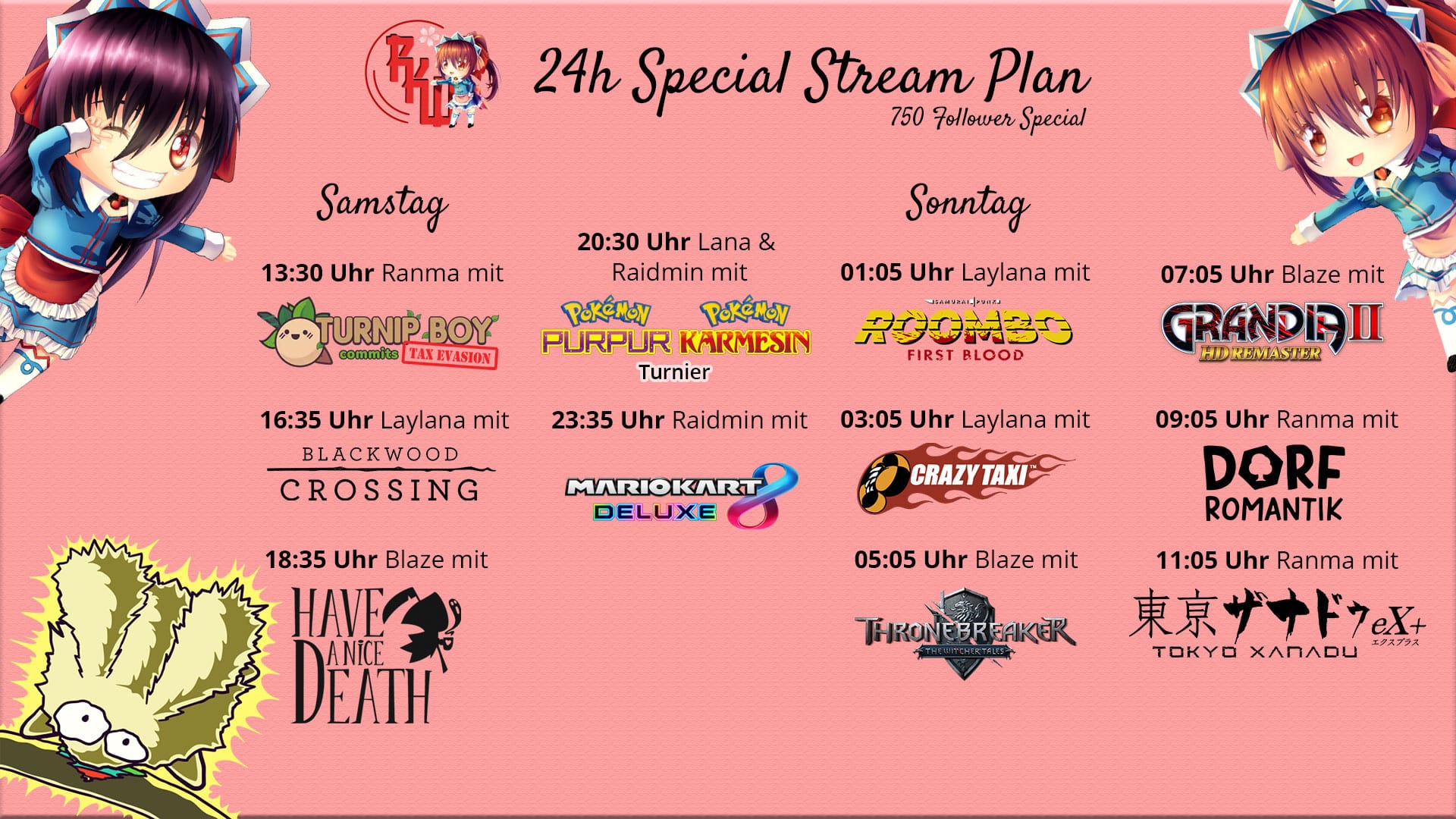 RKW startet wieder einen 24h Stream! - Ranma-Kuns World
